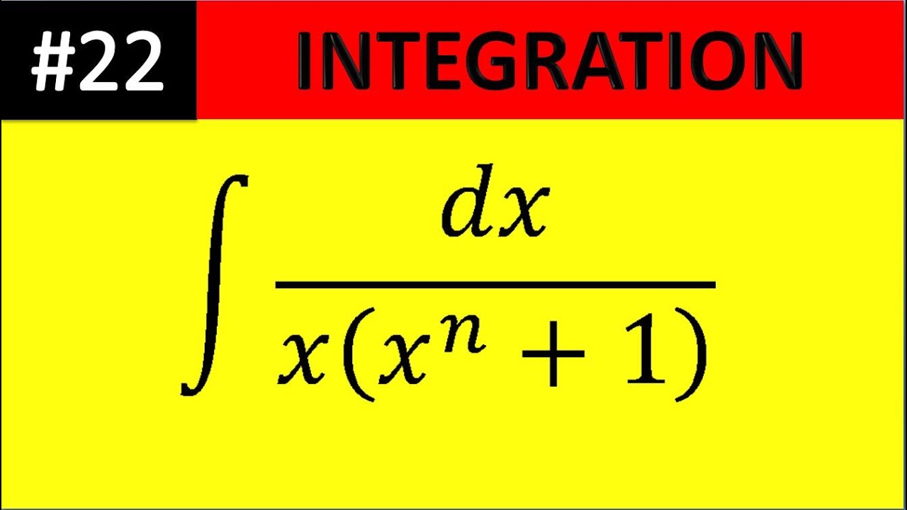 integral dx/ x(x^n +1) ||wbchse class 12 math SN DEY Solved integration ...