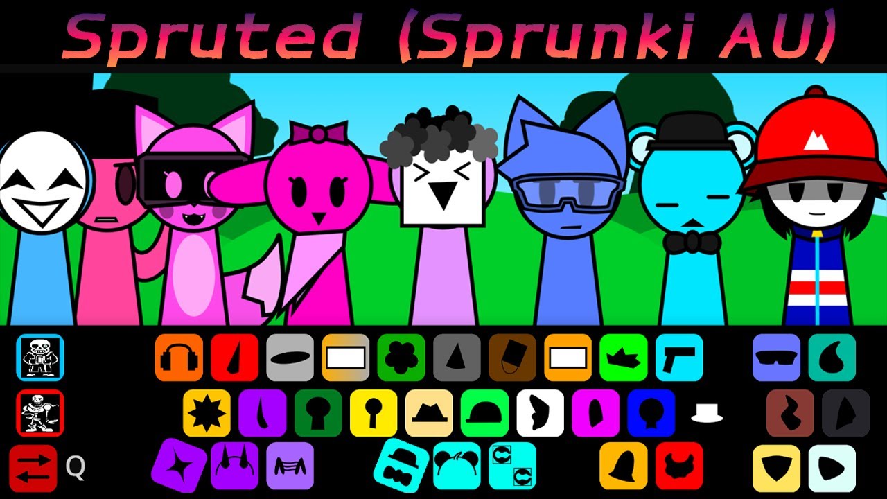 Incredibox Srpunki - Spruted Mod (Sprunki AU, 52 Characters) - YouTube