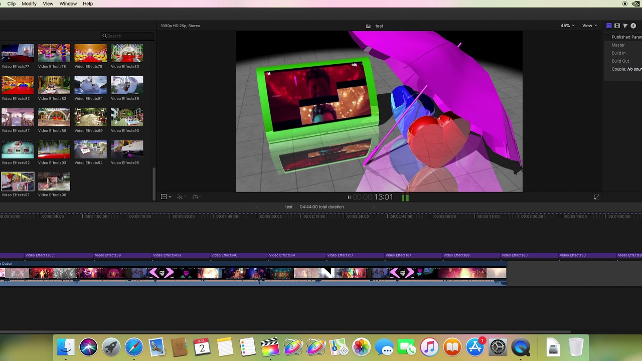 How to use fcp 3d effects - YouTube