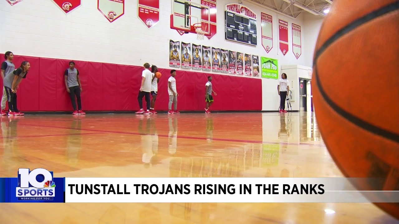 Tunstall Trojans basketball hot heading into postseason battle - YouTube