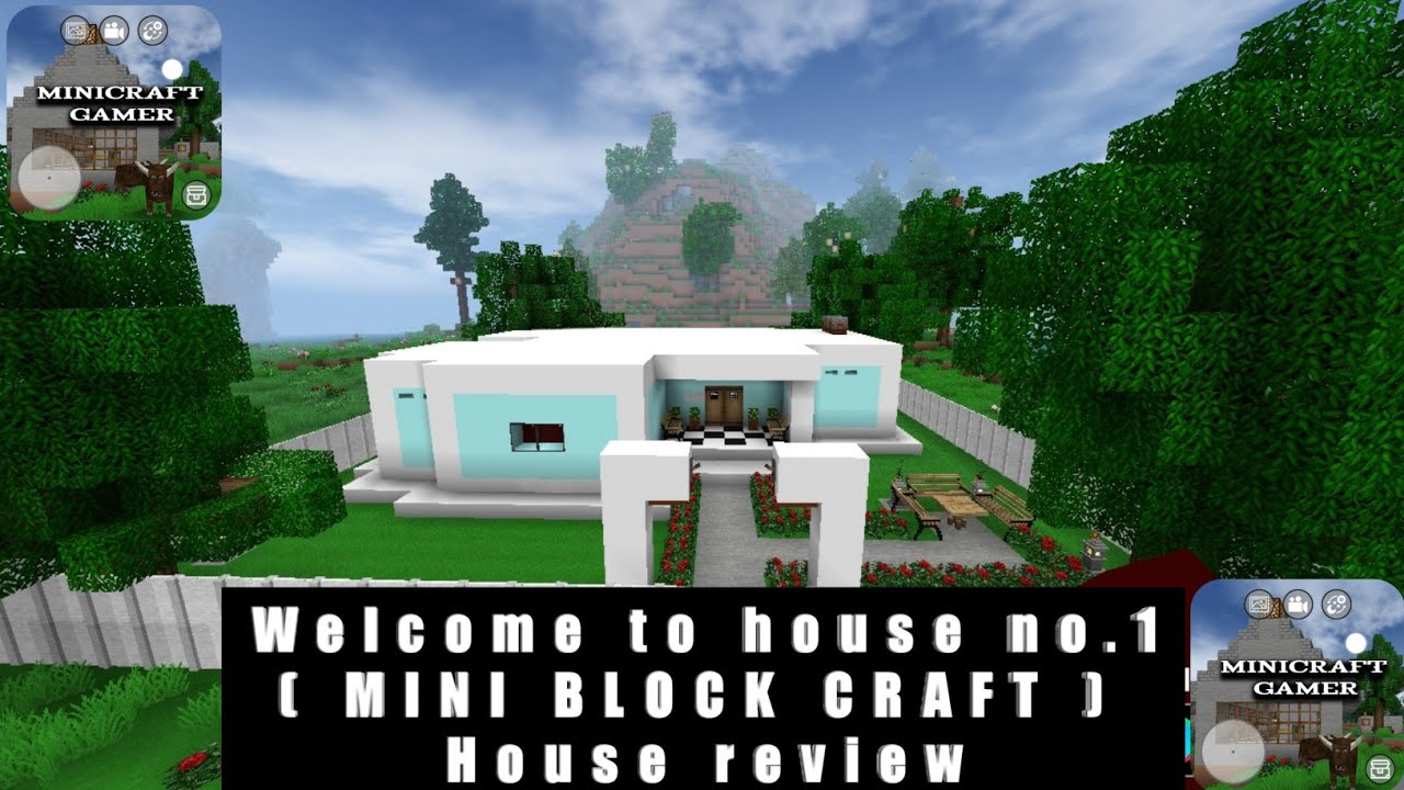 Welcome to house no. 1 (MINI BLOCK CRAFT) House review - YouTube
