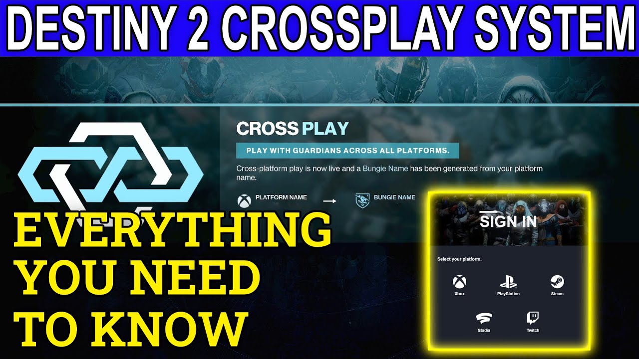 Everything You Need To Know About Destiny 2 Crossplay System- How To ...