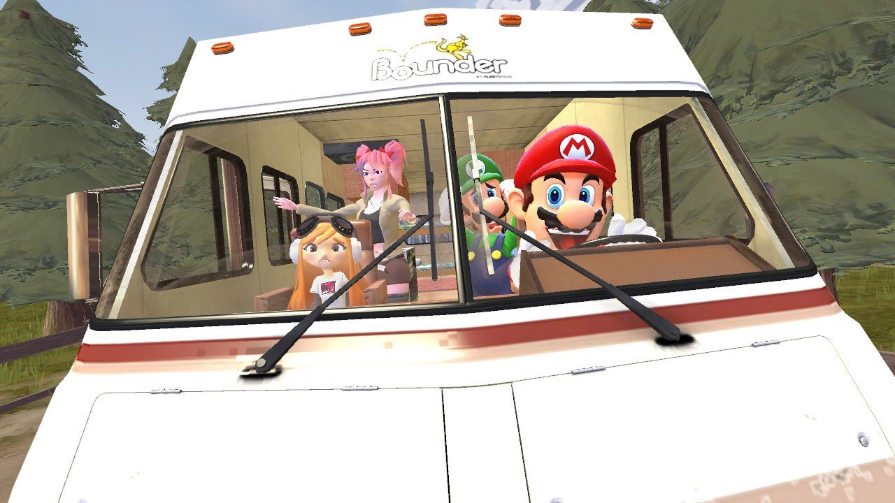 Mario goes camping - YouTube