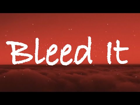 Blueface - Bleed It (Lyrics) - YouTube