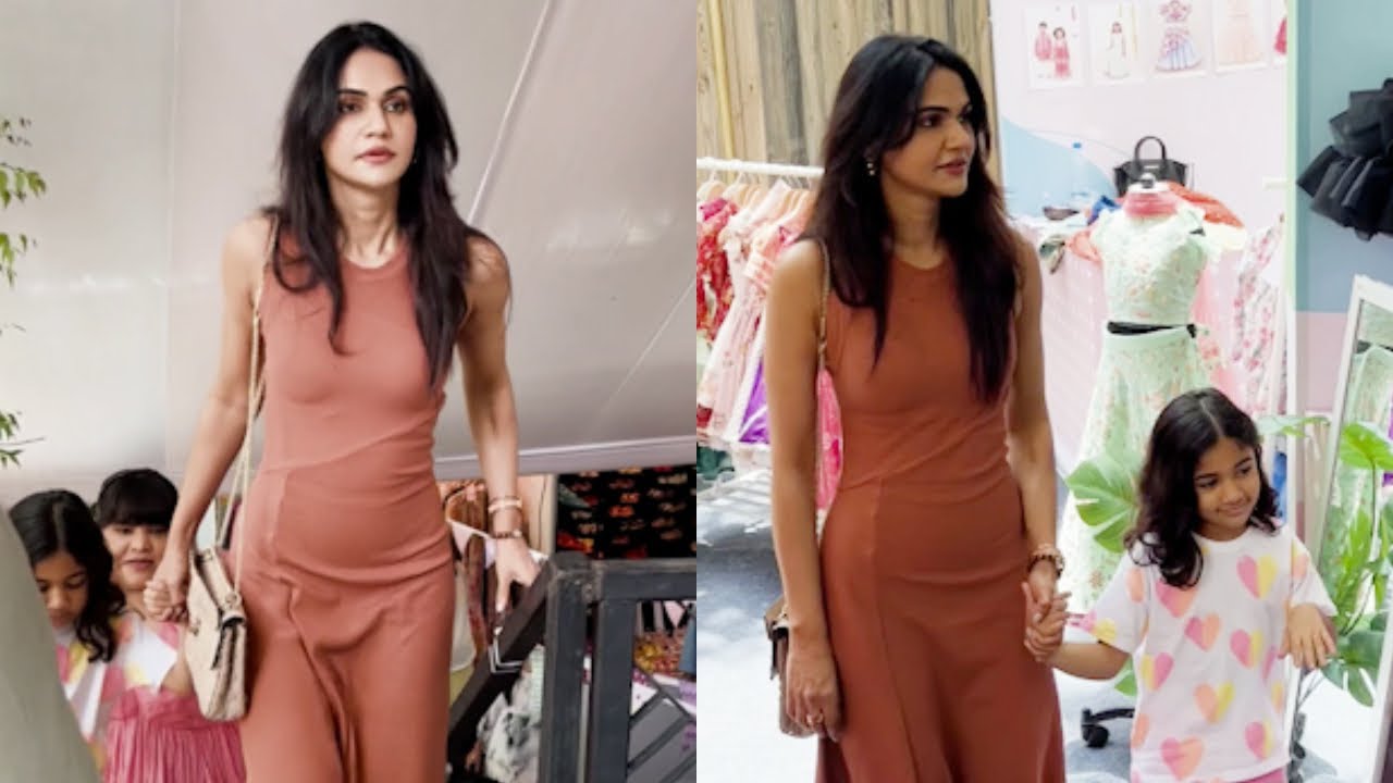 Allu Sneha & Allu Arha Snapped at Picaboo Exhibition in Hyderabad | Filmyfocus.com - YouTube