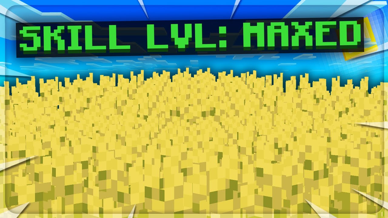 I MAXED the Farming Skill in Minecraft Skyblock | PvPWars - YouTube