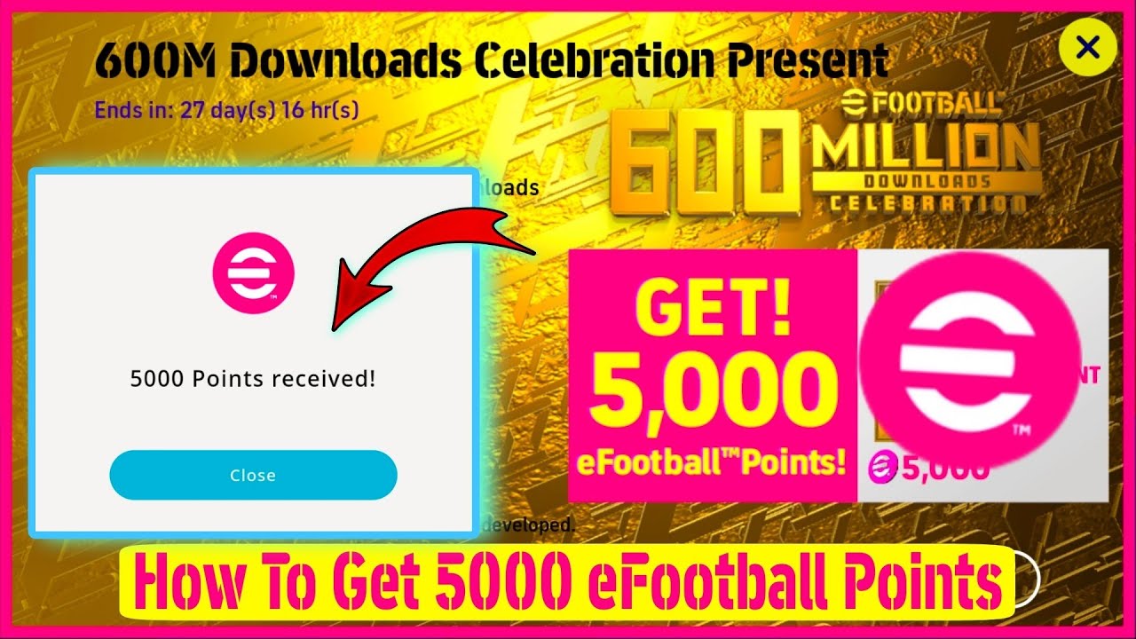 Get 5000 eFootball Points Free | just Grab This!How to Get eFootball ...