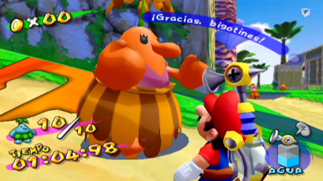 Super Mario Sunshine - 102 - Aldea Foresta - El rescate de los diez ...