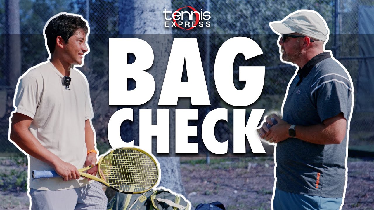 Bag Check Humza Noor | Tennis Express - YouTube