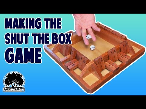 How To Make The Shut The Box Game / Woodworking Project
