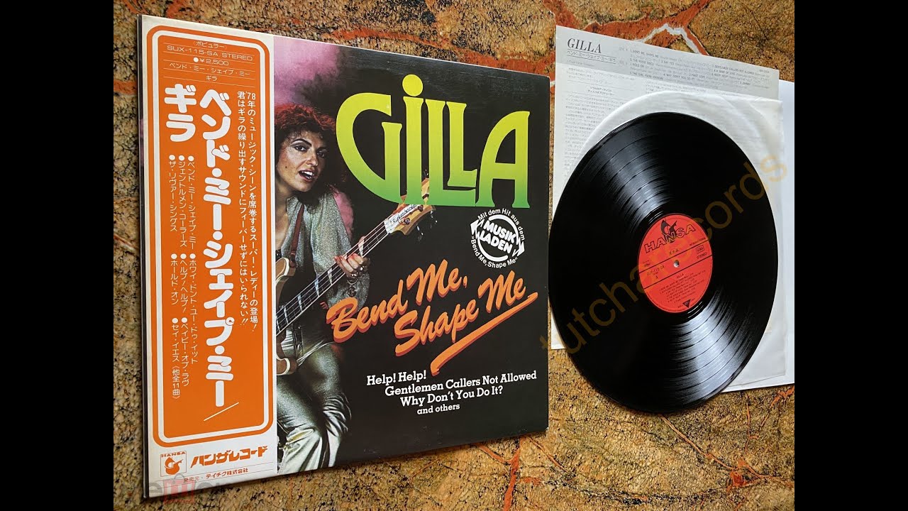 GILLA -Johnny - Bend Me Shape Me - LP - PROMO HANSA SUX-115-SA - RARE ...