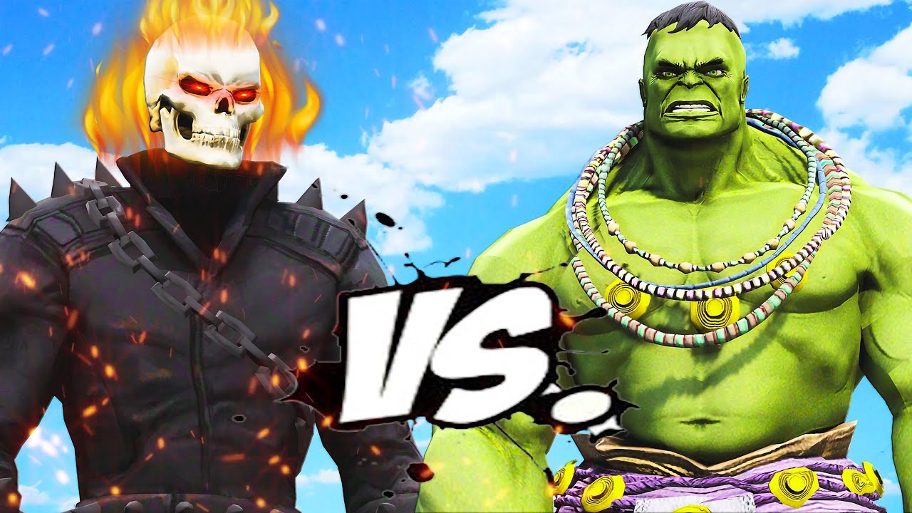 Ghost Rider Vs Hulk
