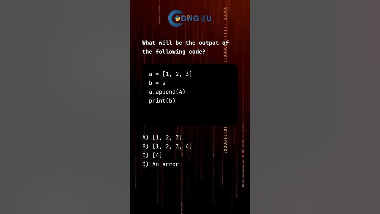 Python MCQ Quize | CodeAj #pythoncoding4u - YouTube