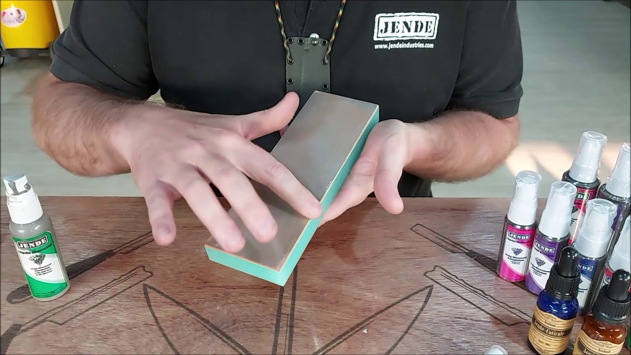 How to Load a Leather Knife Strop with Emulsions Part 1 - Jende ...