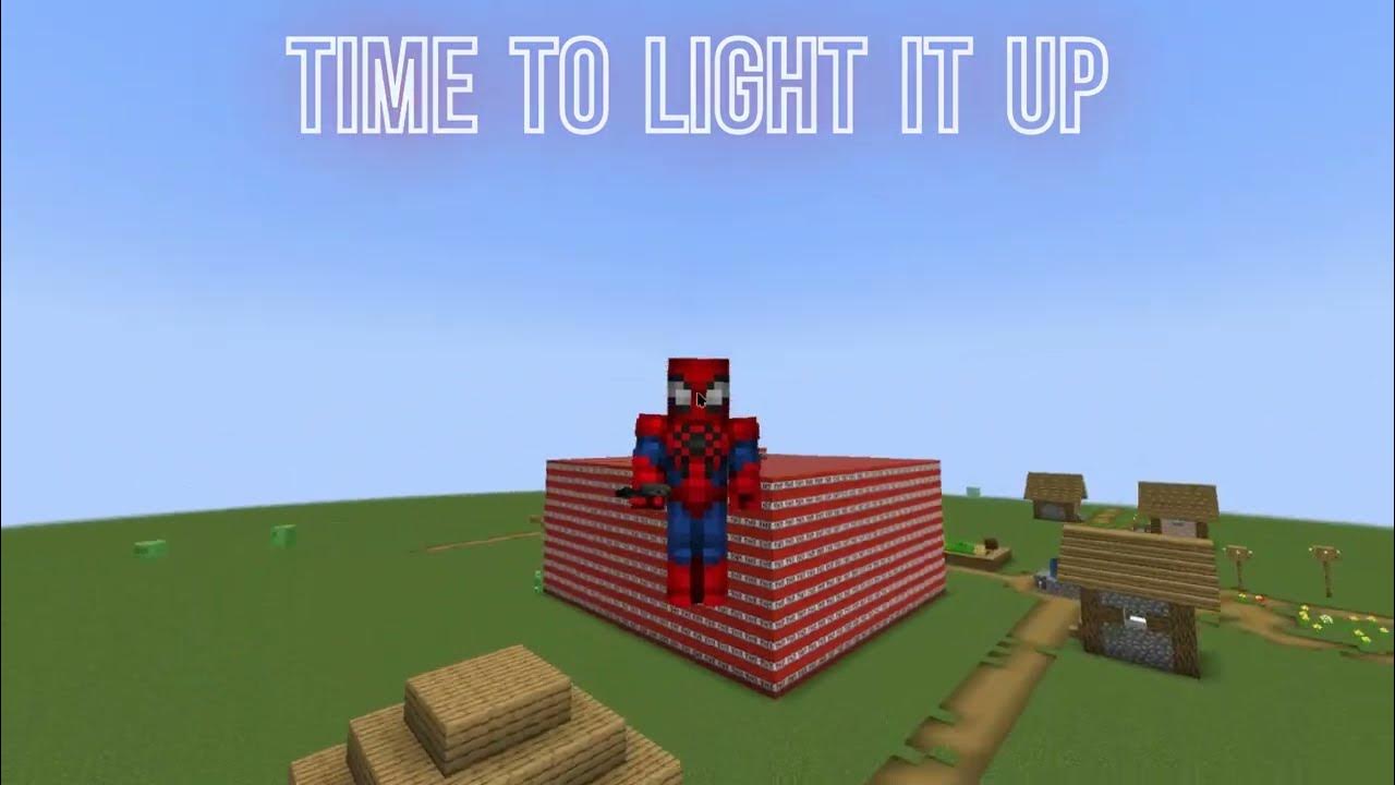 Will this Minecraft village survive a giant TNT block? - YouTube