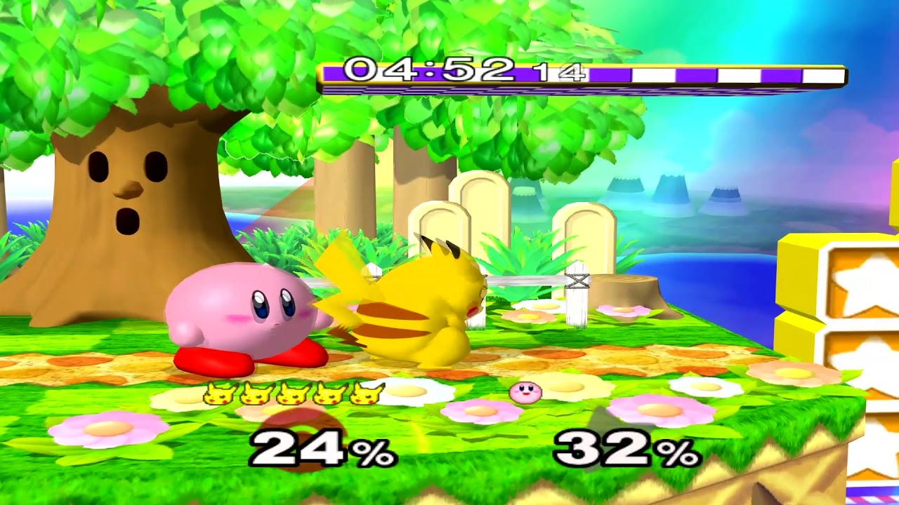 Super Smash Bros Melee (GCN) Classic - Pikachu - YouTube