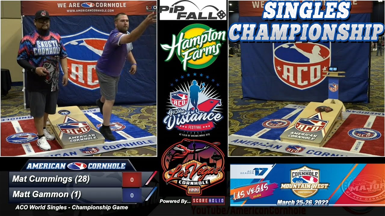 SINGLES CORNHOLE CHAMPIONSHIP - WINNER TAKES THE COVETED PURPLE JERSEY ...