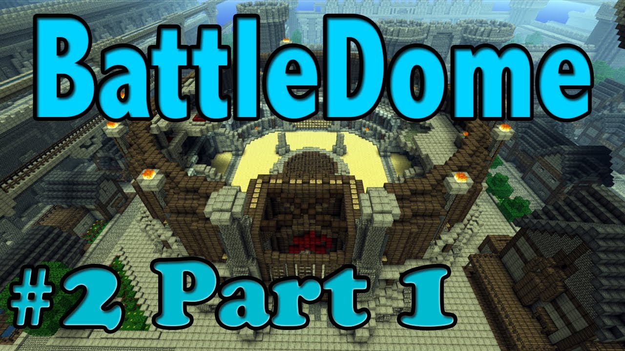 Minecraft | BattleDome #2 - Part 1/4 - 6 VS 40 - w/PocketIsland ...