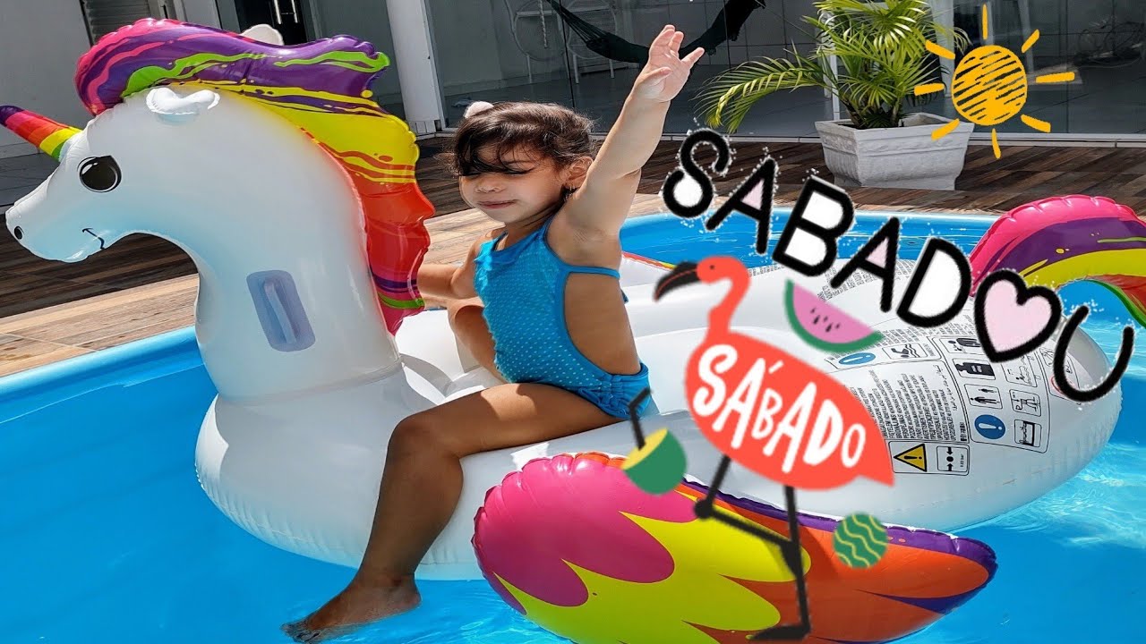 Na Minha Piscina Brincando 24 Horas - YouTube