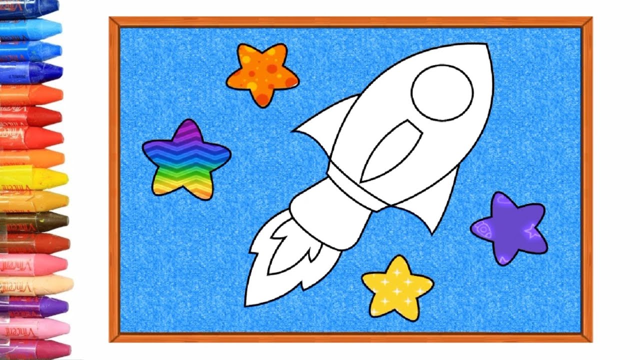 Mewarnai gambar lukisan roket super keren - coloring pictures of super ...