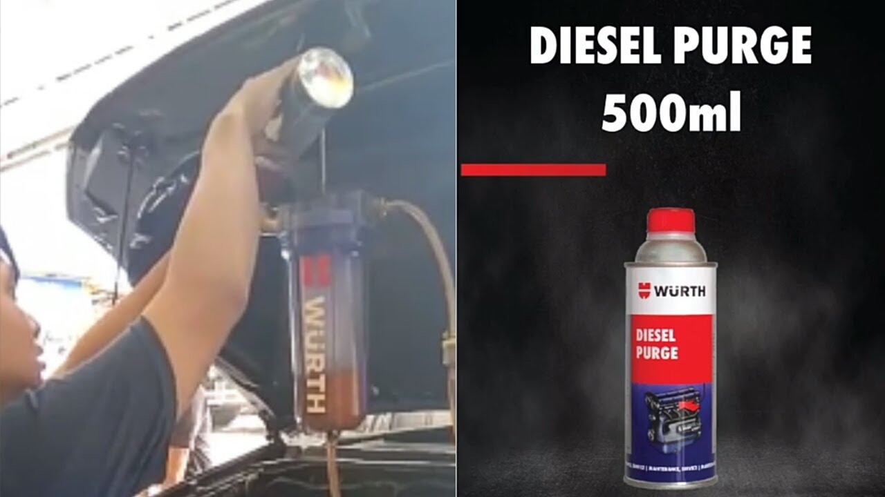 Wurth Diesel Purge 500ml - Cara mudah purging mesin diesel tanpa harus ...
