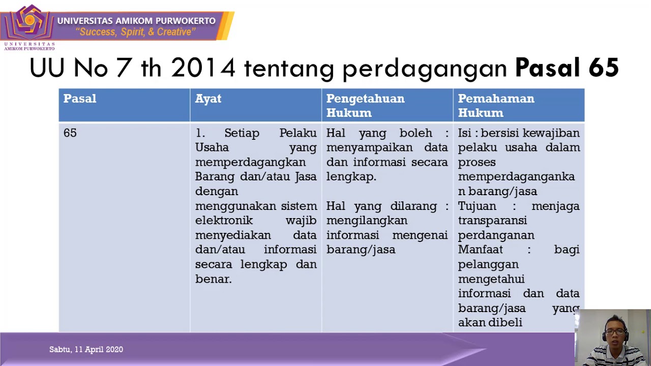 Analisis Sikap Patuh Hukum Bidang IT - IT Ethic, Regulation and Cyber ...