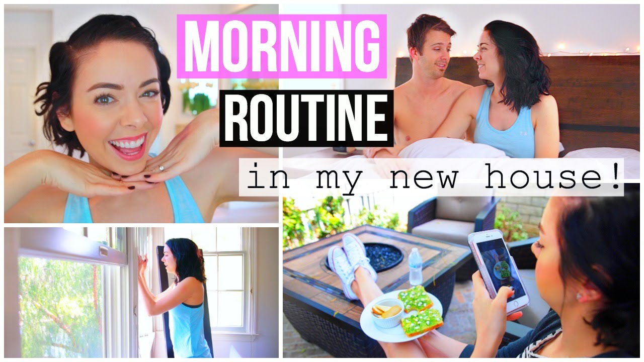 Spring Morning Routine IN MY NEW HOUSE! 2016 - YouTube
