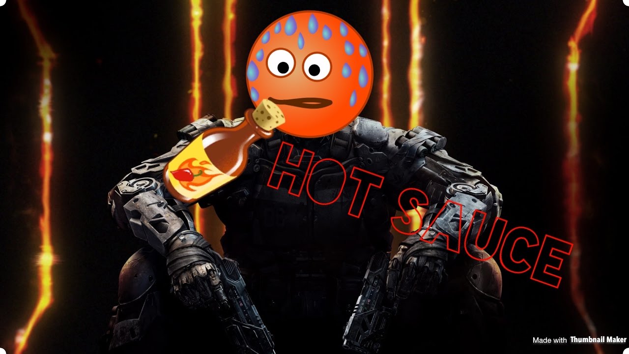 Drinking HOT sauce over COD BO3!!!!!!!! - YouTube