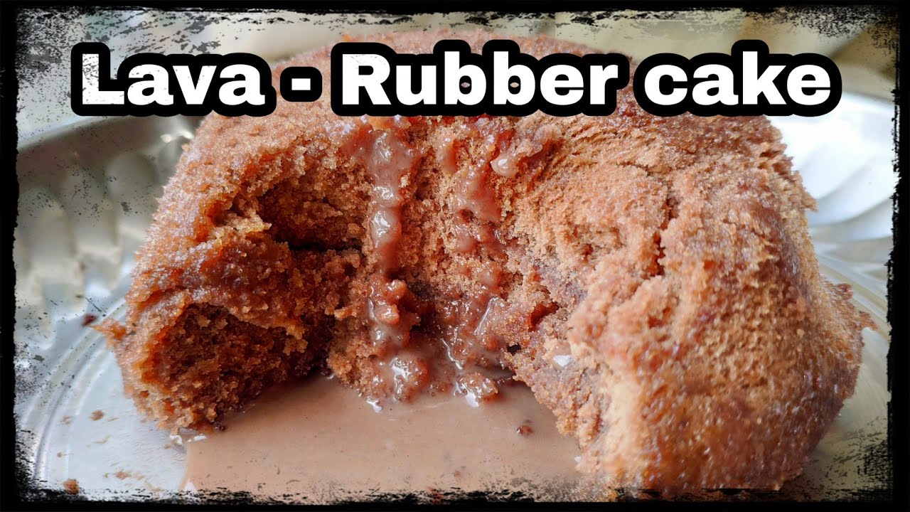 I tried to make Lava cake but I received Rubber cake - YouTube