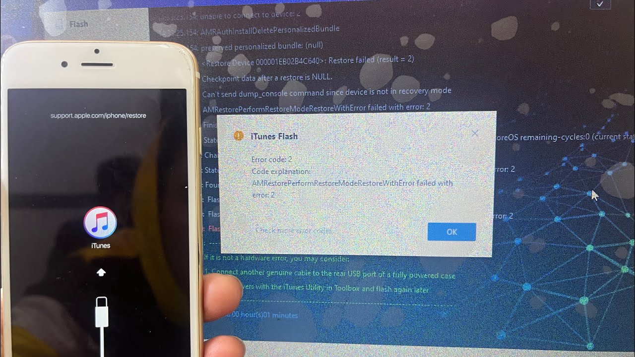iPhone Error code 2 ! iphone Error code 4013 ! - YouTube