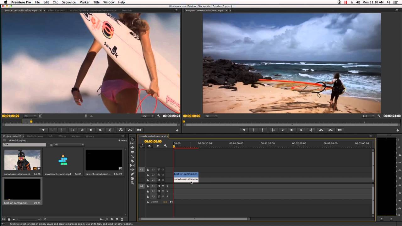 Adobe Premiere Matte Track Key Effect - YouTube