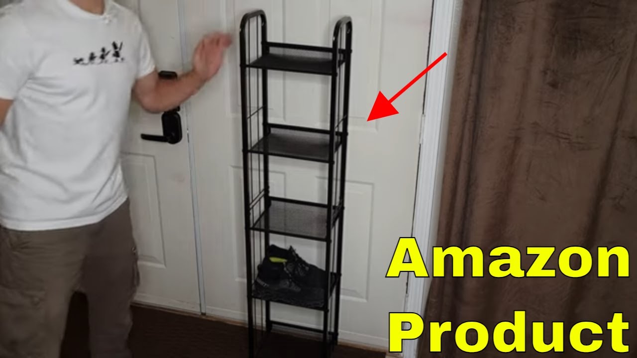 5 Tier Storage shelf Versatile and STURDY! - YouTube