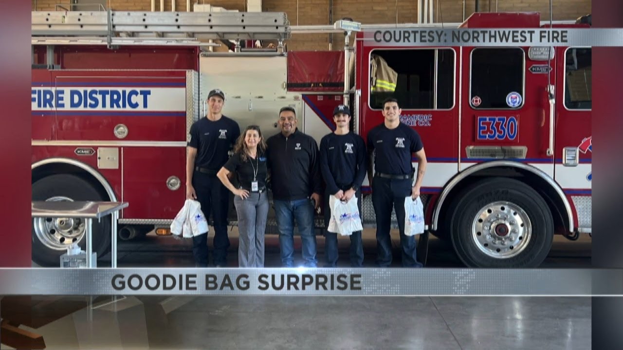 Northwest Fire District got quite the surprise today! - YouTube