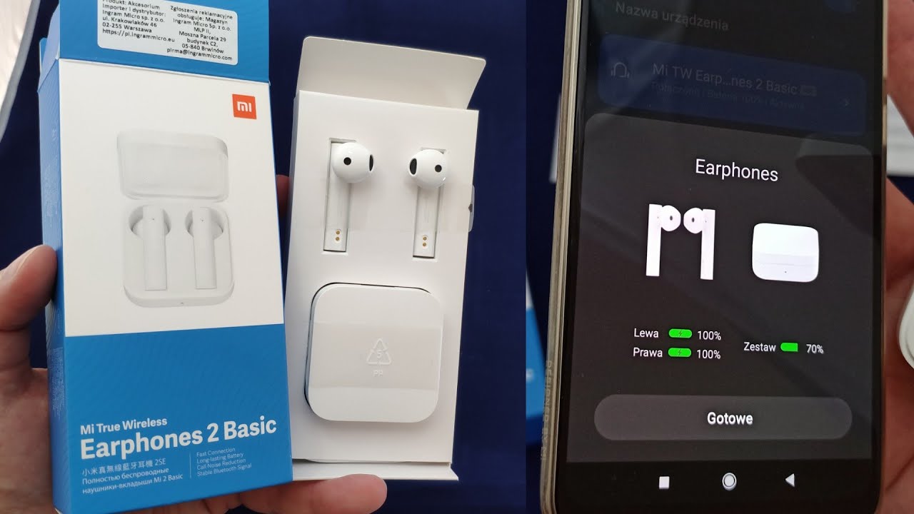 Jak połączyć słuchawki Xiaomi / Mi TW Earphones bluetooth z telefonem ...
