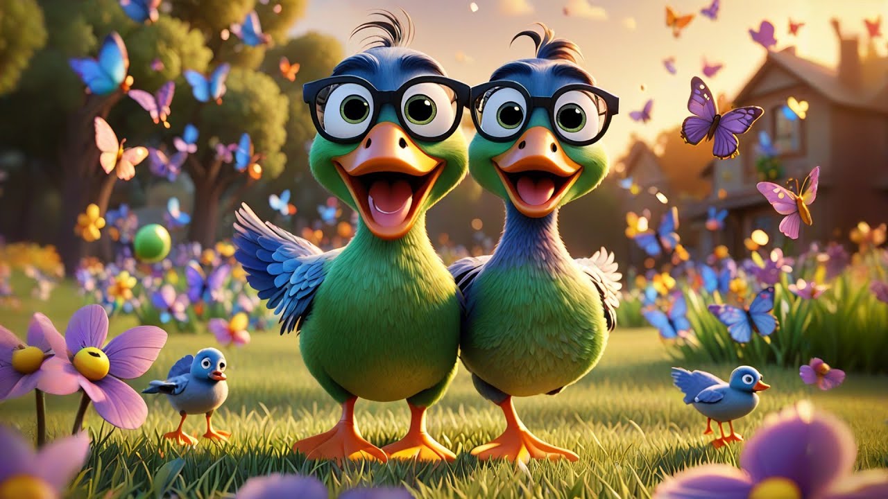 Six Dancing Ducks Go Quack Quack Quack | Fun Duck Song for Kids ...