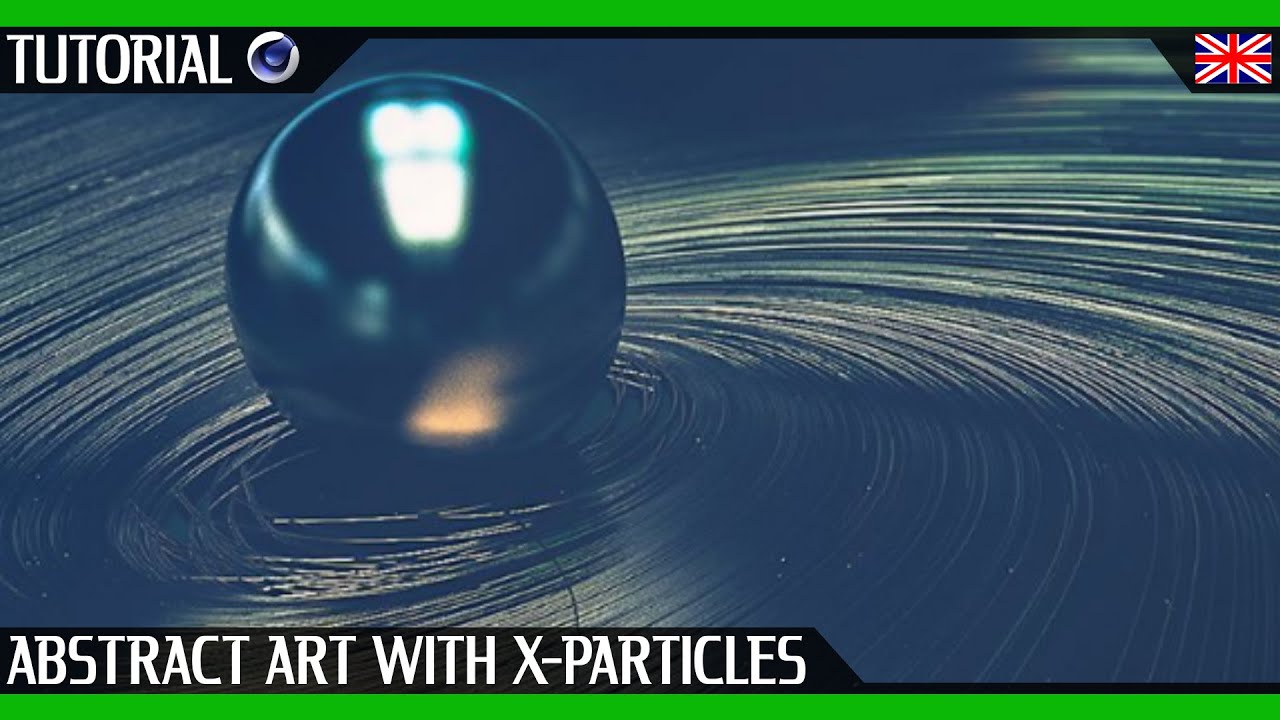 X Particles Abstract Art | Tutorial CINEMA4D for BEGINNERS - YouTube