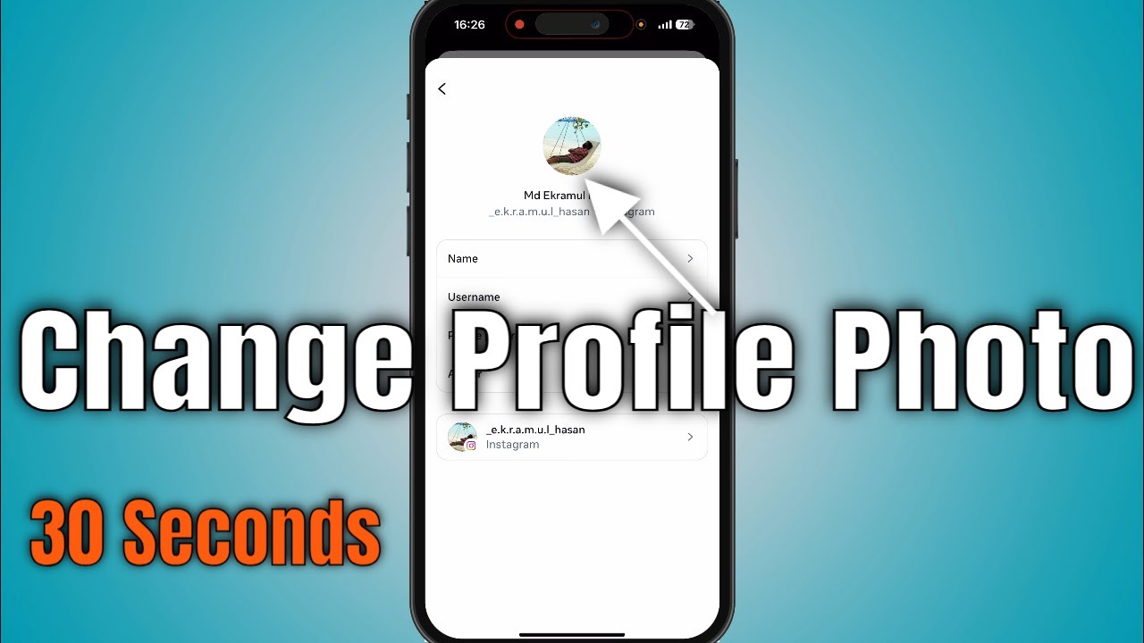 How to add profile photo in Instagram? - YouTube