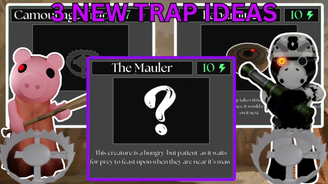 THREE NEW TRAP IDEAS FOR PIGGY - YouTube