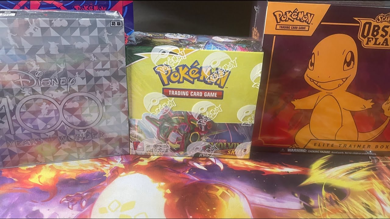 Evolving skies box break idag! Pokemon & mm i lagar obsidan flames 🥳 ...