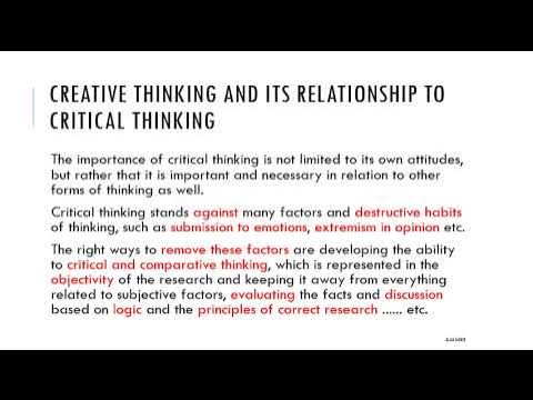 Critical thinking, Chapter 5 (Part 1) - YouTube