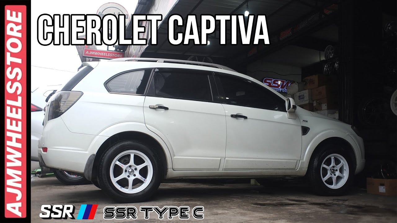 MODIFIKASI CHEVROLET CAPTIVA VELG SSR TYPE C // AJMWHEELSSTORE - YouTube