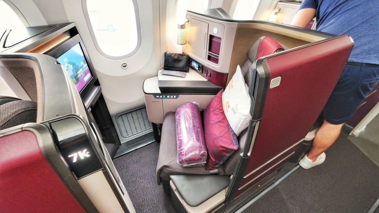 Qatar Airways 787-9 Business Class | QR175 Doha to Oslo - YouTube