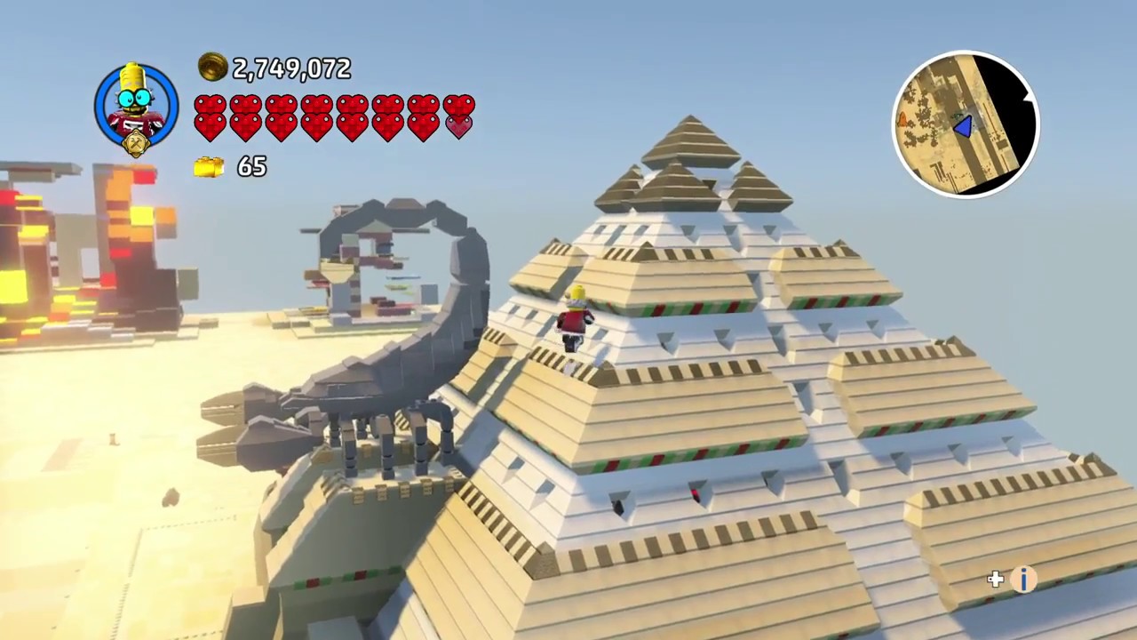LEGO Worlds Egyptian Temple - YouTube