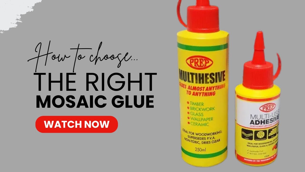 Choosing the Right Glue for Your Mosaic – Back to Basics Series - YouTube