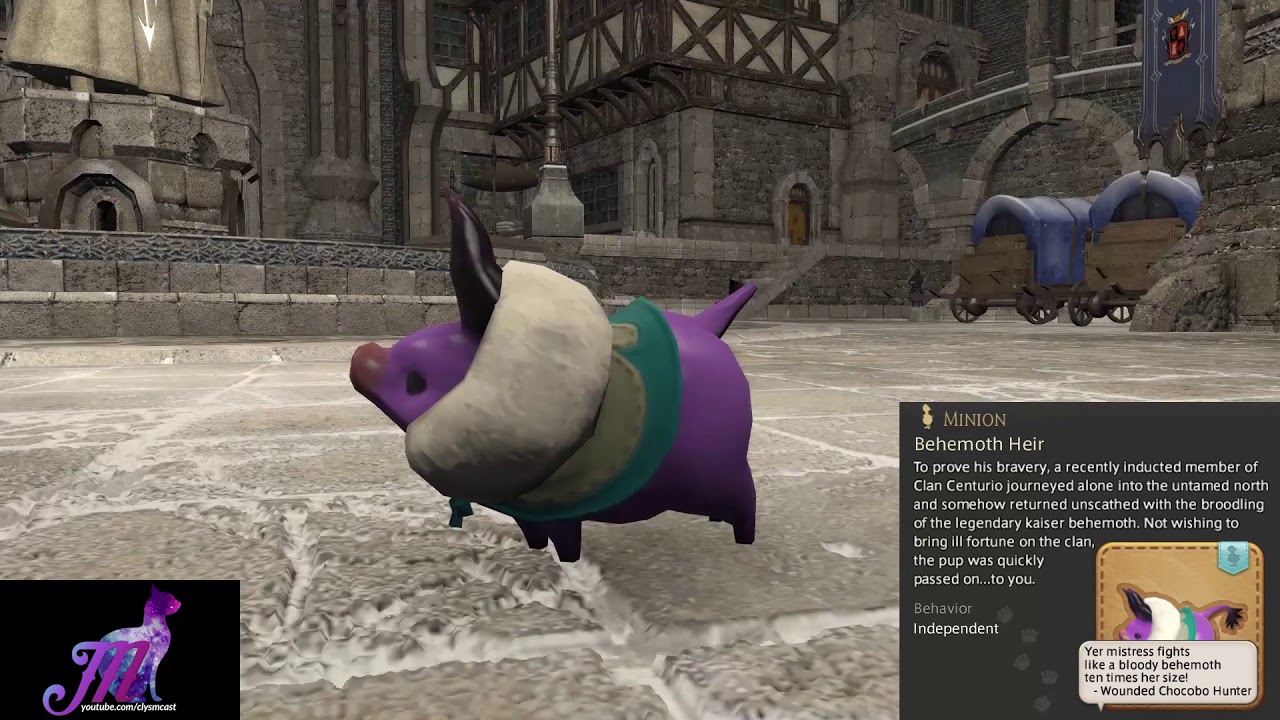 FFXIV: Behemoth Heir Minion - YouTube