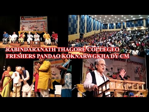 RABINDRANATH TAGURE COLLEGEO FRESHERS PROGRA,MME O MANJAKKHA DY CM ...