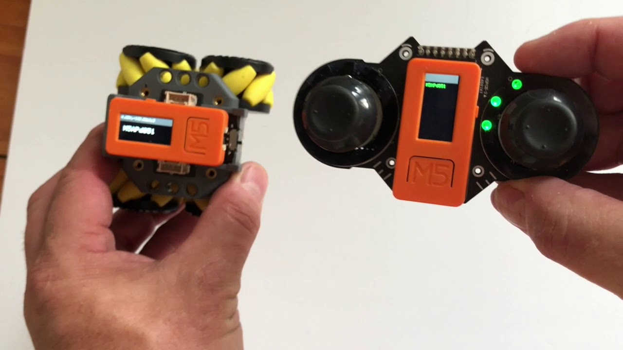 M5Stack Connecting the RoverC to the JoyC - YouTube