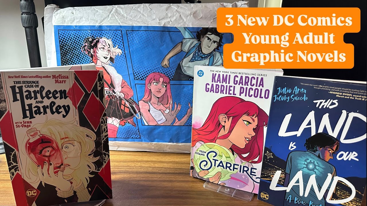 DC Comics Young Adults Graphic Novel Unboxing | Blue Beetle, Teen ...