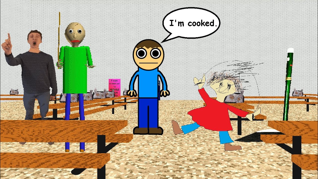 I Beat My Baldi's Basic's Mod!! | One Week At Baldi's Schoolhouse - YouTube