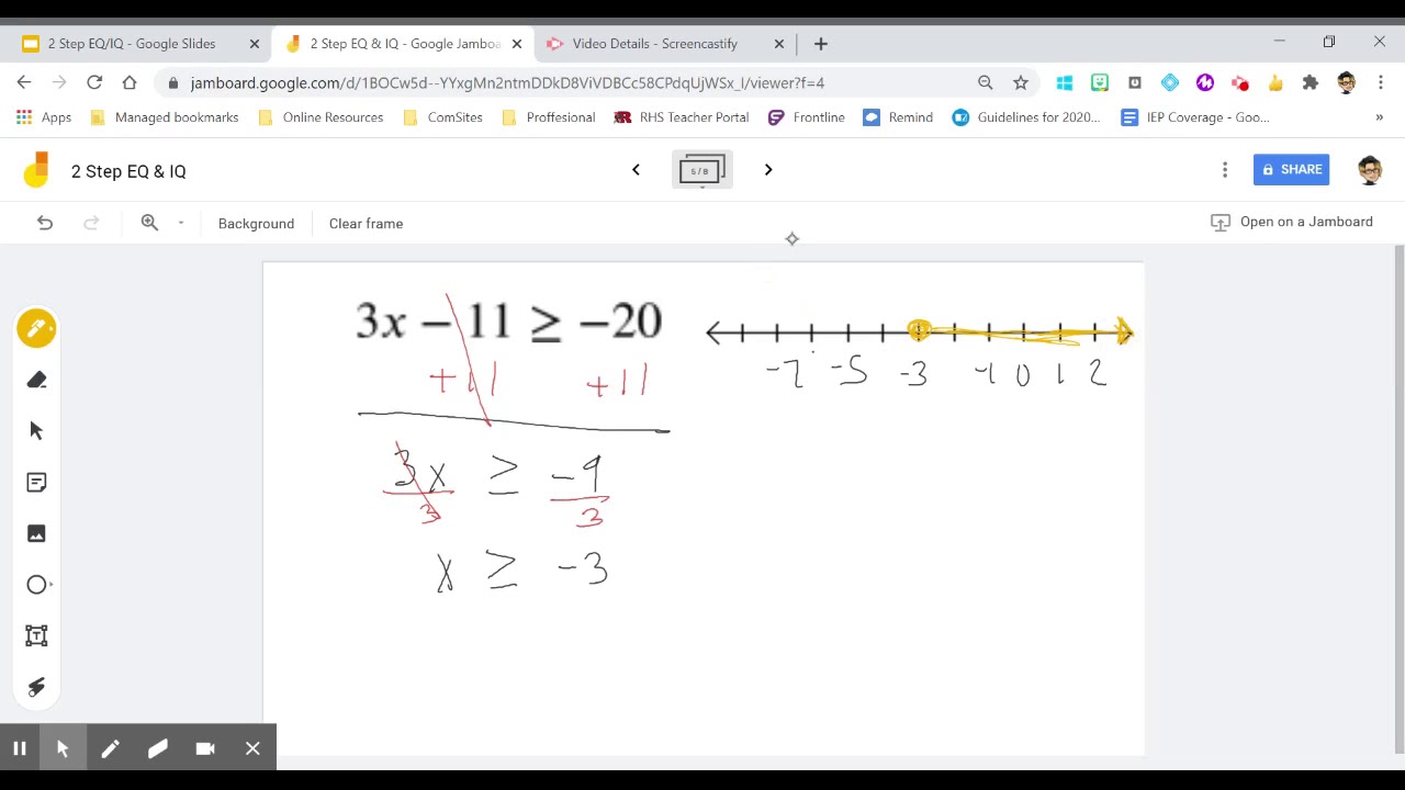 2 Step Equations and Inequalities - YouTube
